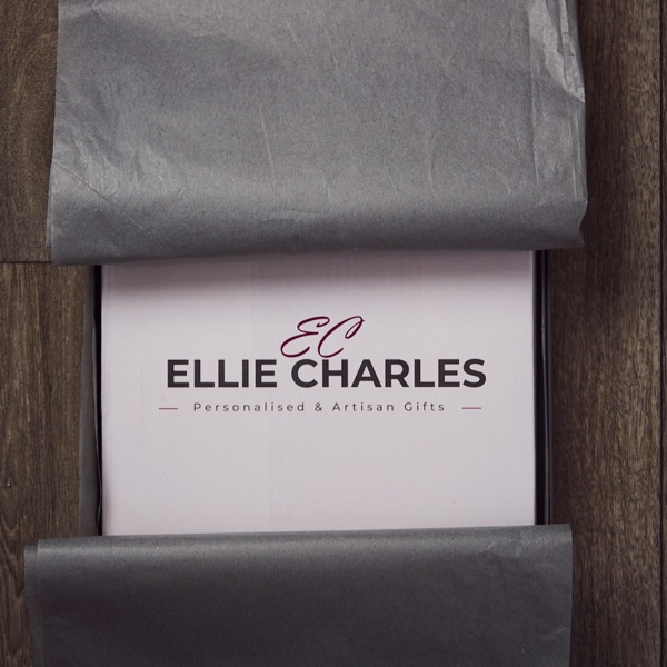 Ruby 40th Wedding Anniversary Photo Frame with hearts - Ellie Charles