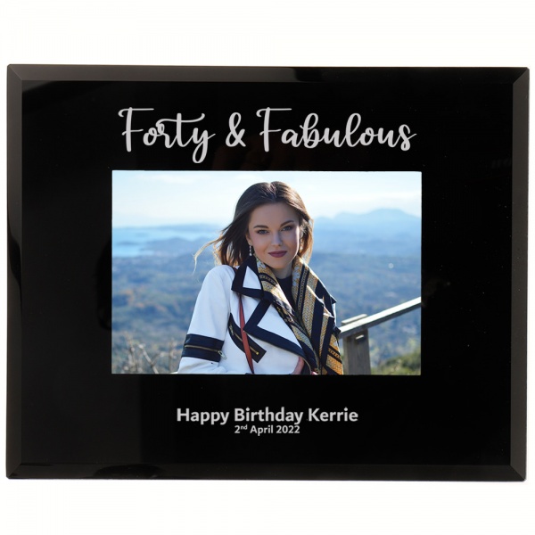 40th Birthday Photo Frame Gift - Ellie Charles