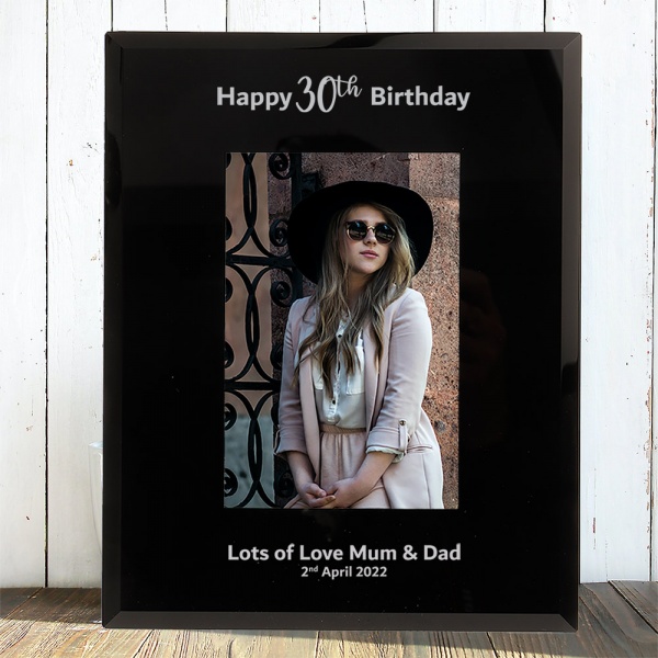 Black Glass Frames - Ellie Charles