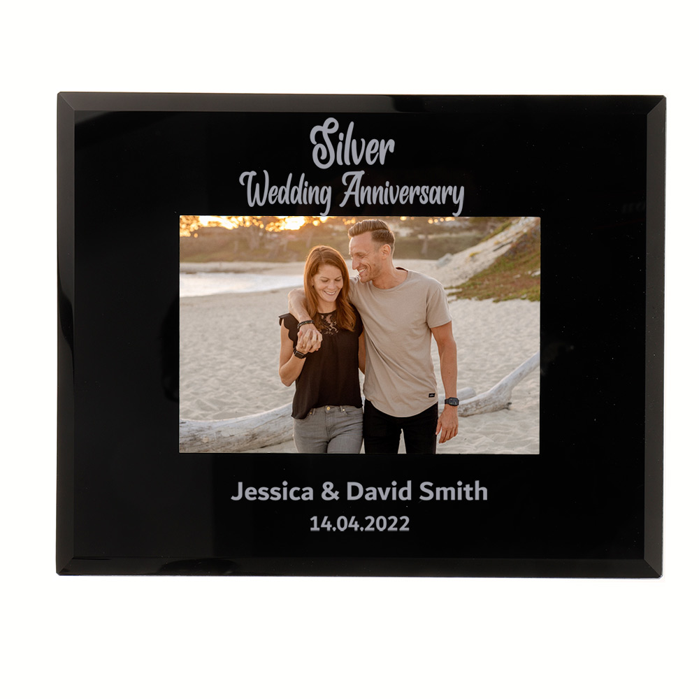 5th Silver Wedding Anniversary Photo Frame - Ellie Charles