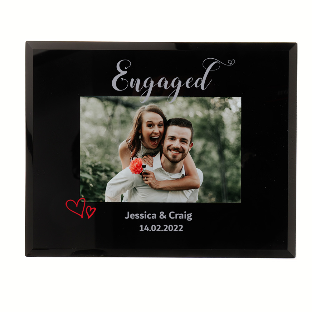 Personalised Engagement Photo Frame - Ellie Charles
